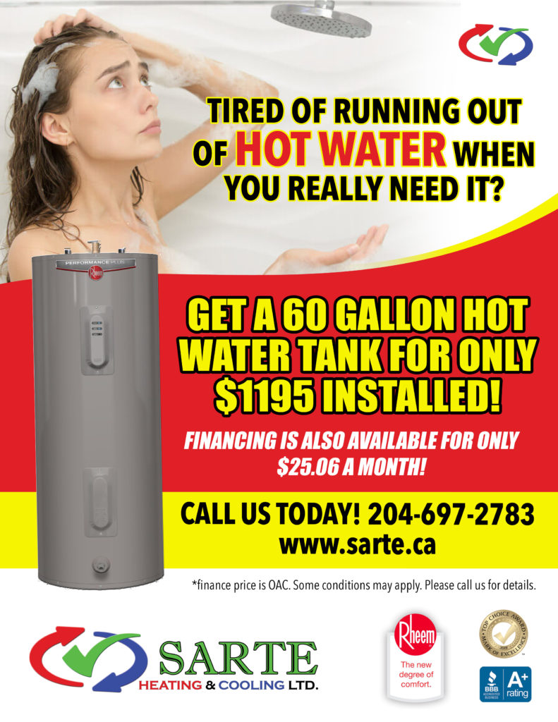 HOT-water-2020-promo | Sarte Heating & Cooling